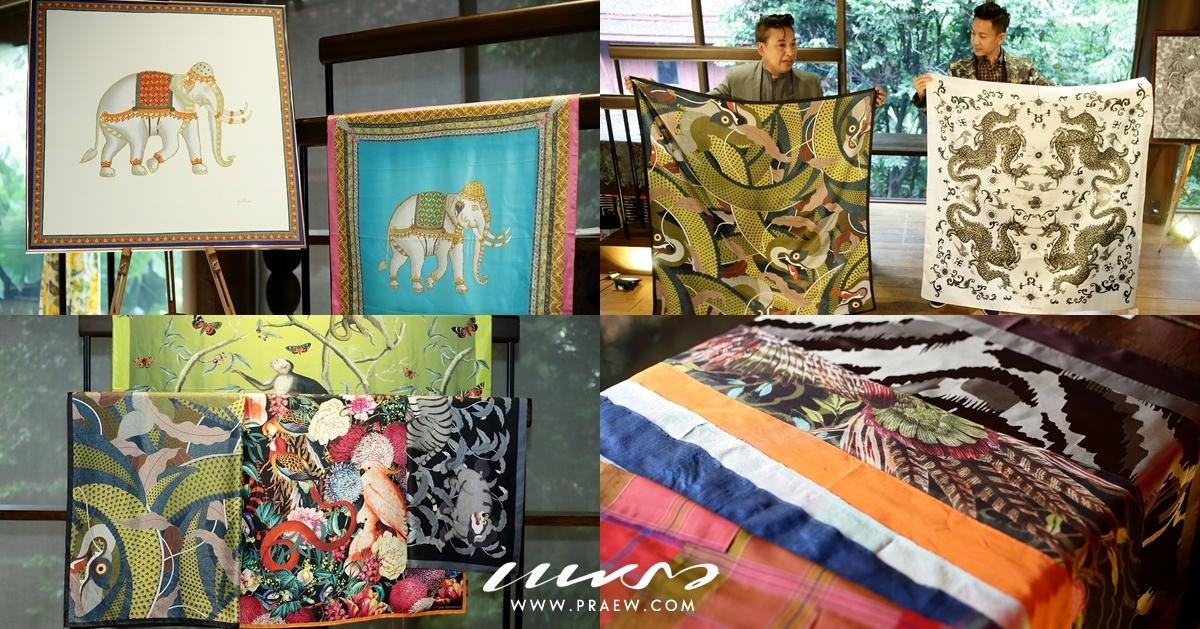 กว่าจะมาเป็น ผ้าพันคอ Jim Thompson ไอเท็มซิกเนเจอร์ยอดนิยมของแบรนด์