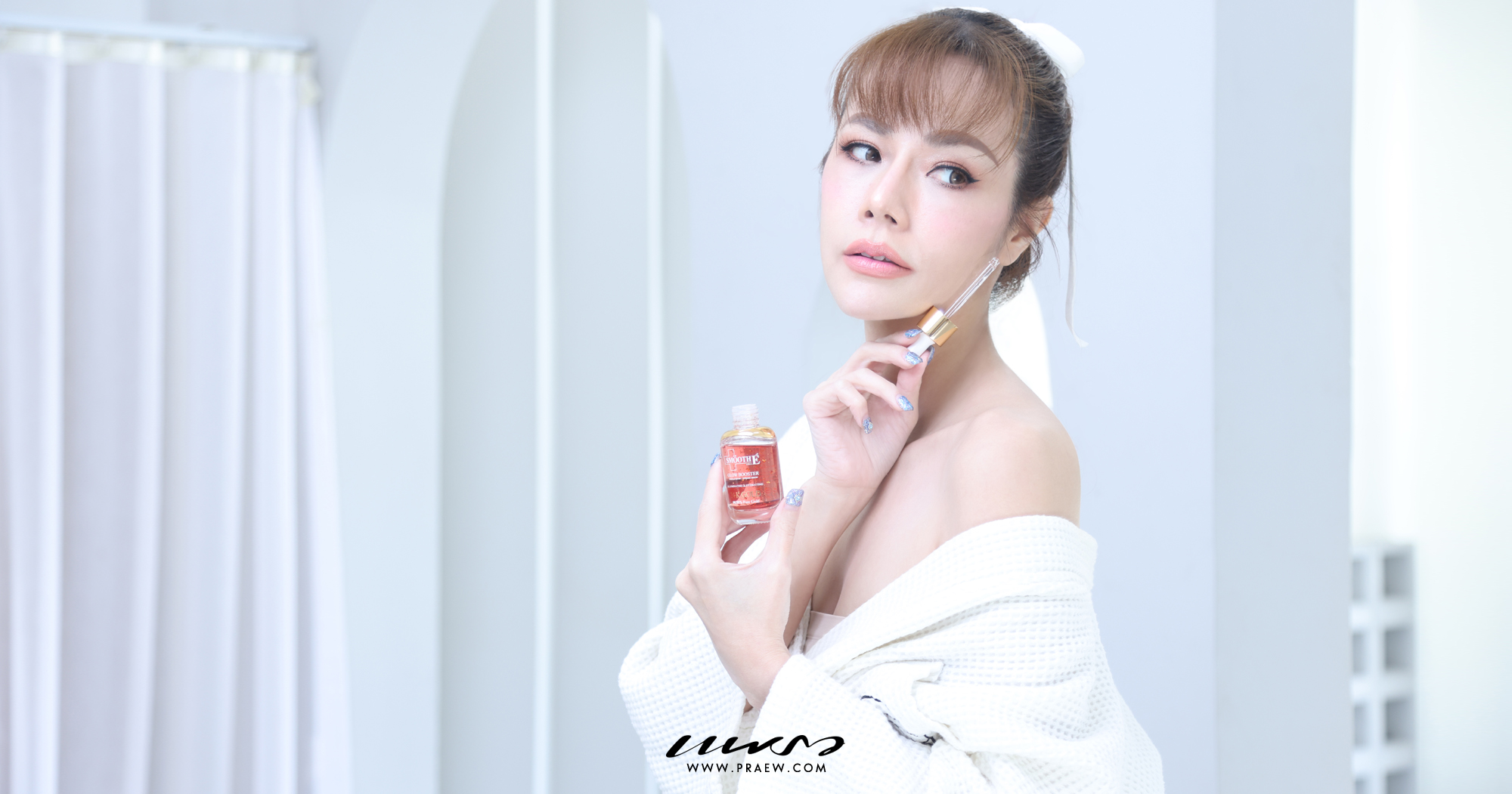 วาสนาผิวคุณพี่นี่แหล่ะ! Smooth E 24k Gold Glow Booster Wrinkle Repair Supreme Serum บูสเตอร์เซ ...