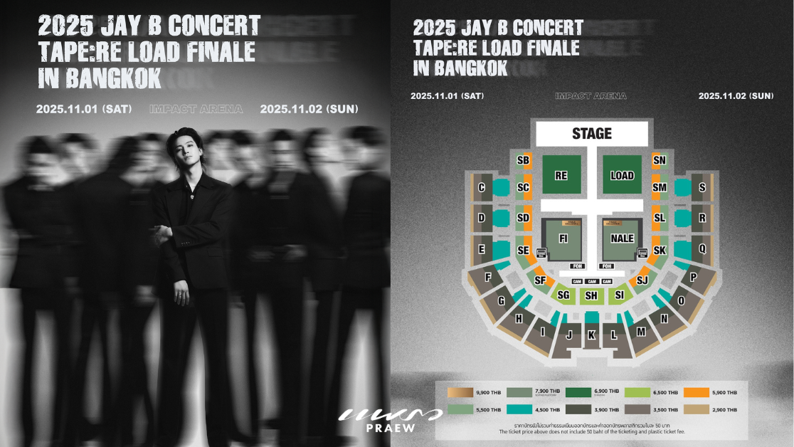 “JAY B” เสิร์ฟคอนเสิร์ต 2025 JAY B CONCERT [TAPE:RE LOAD FINALE] IN ...
