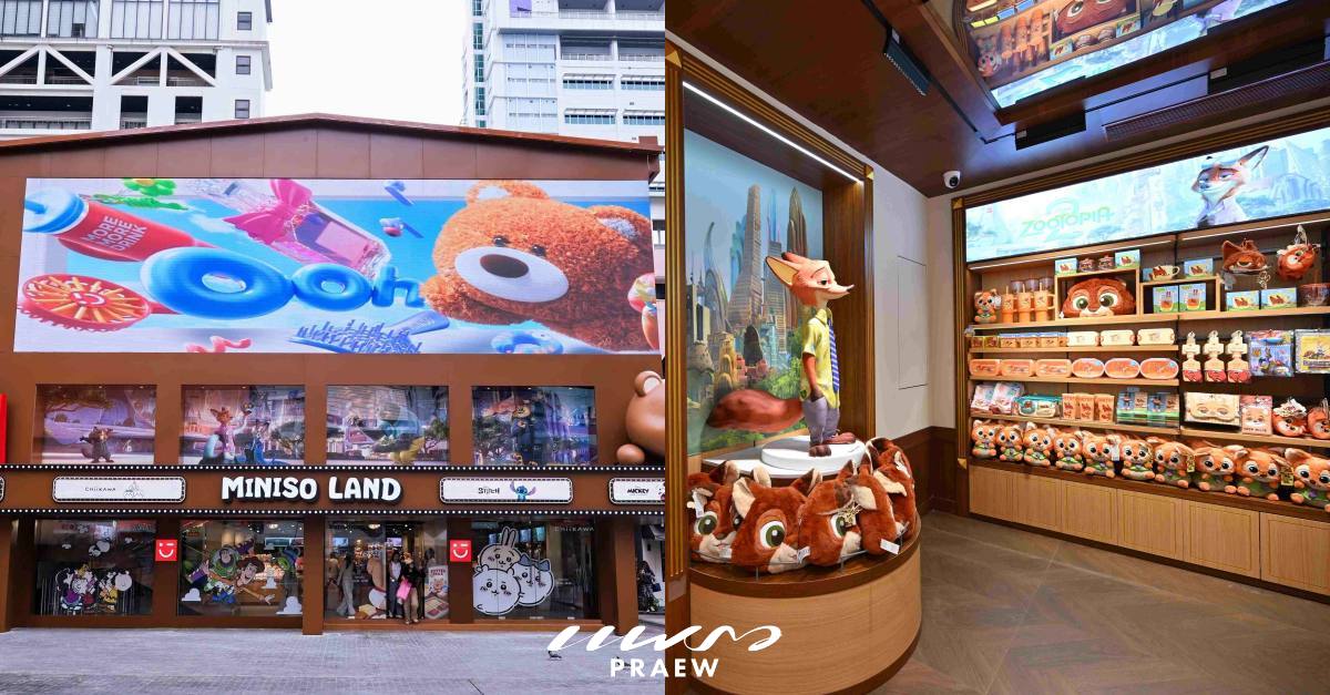 MINISO LAND เปิดสาขาแรกในไทย พร้อมคอลเล็คชั่นใหม่ ‘Disney’s Zootopia’